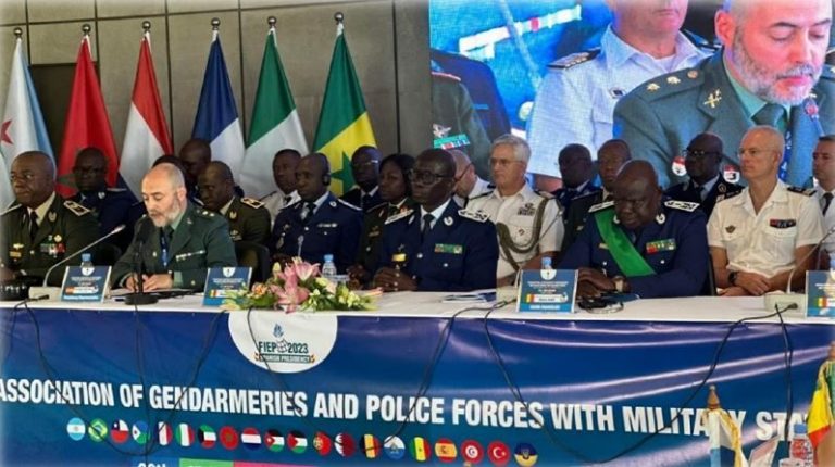 The National Gendarmerie of Senegal hosts the Service Organization ...